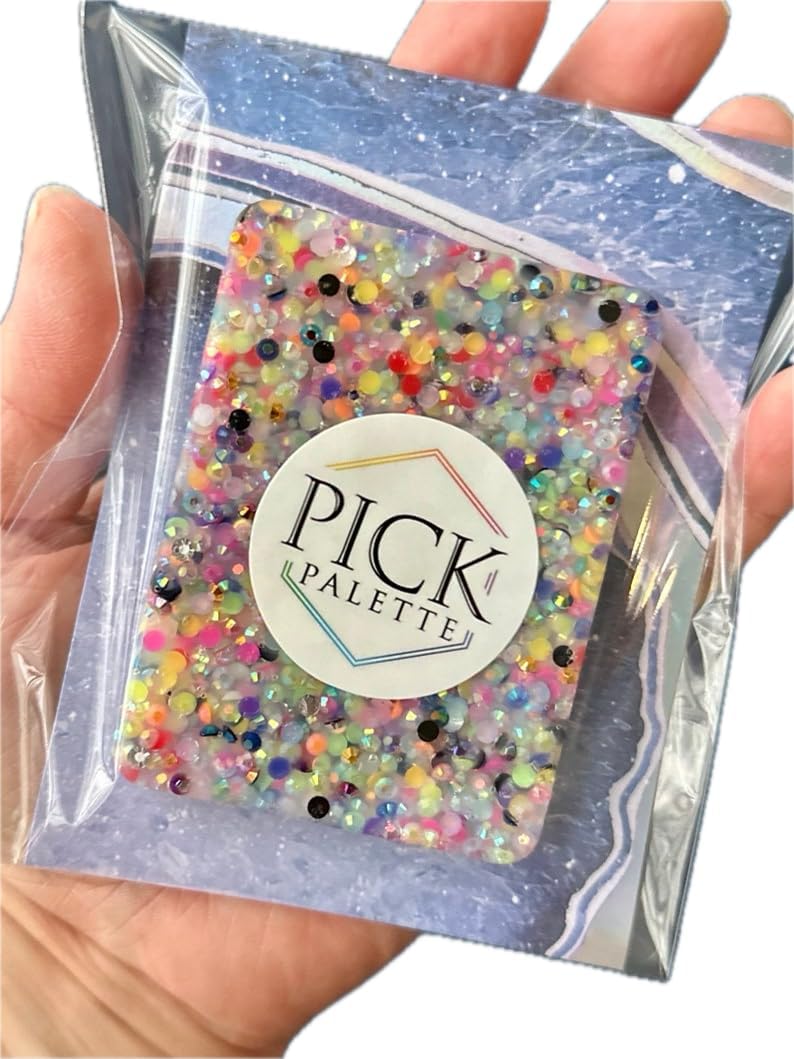 Amazon.com: Generic Rainbow Picking Pad Fidget Pick Palette Toy - Neon ...