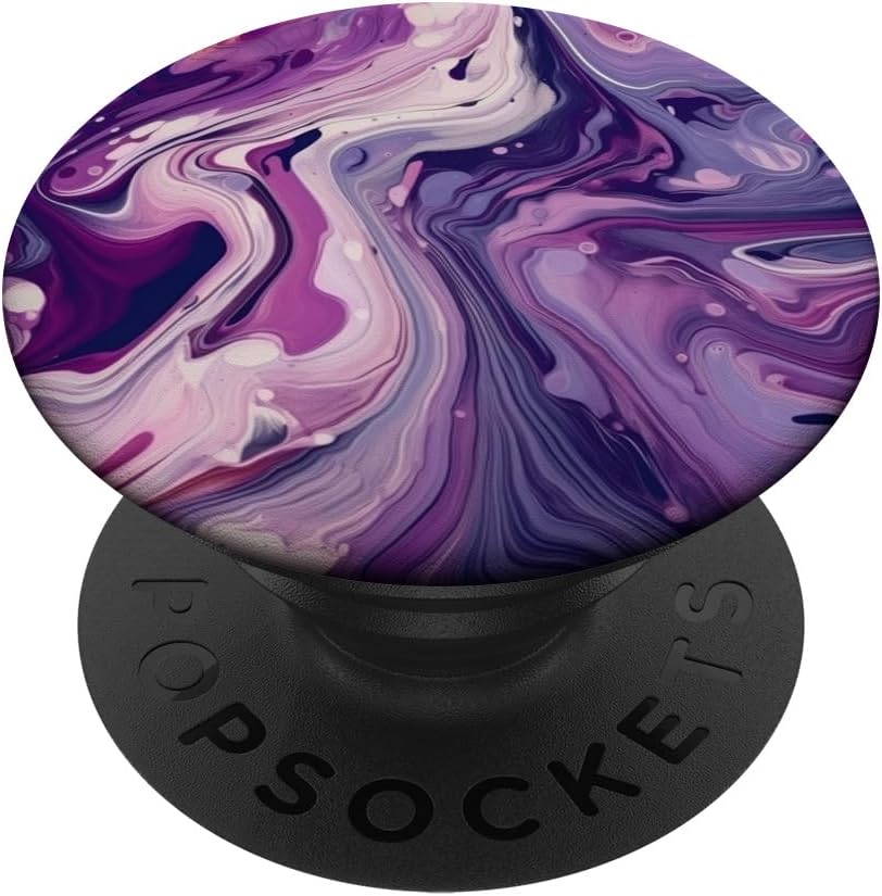 Amazon.com: Elegant Purple Ink Abstract Colorful Liquid Swirl Pattern ...