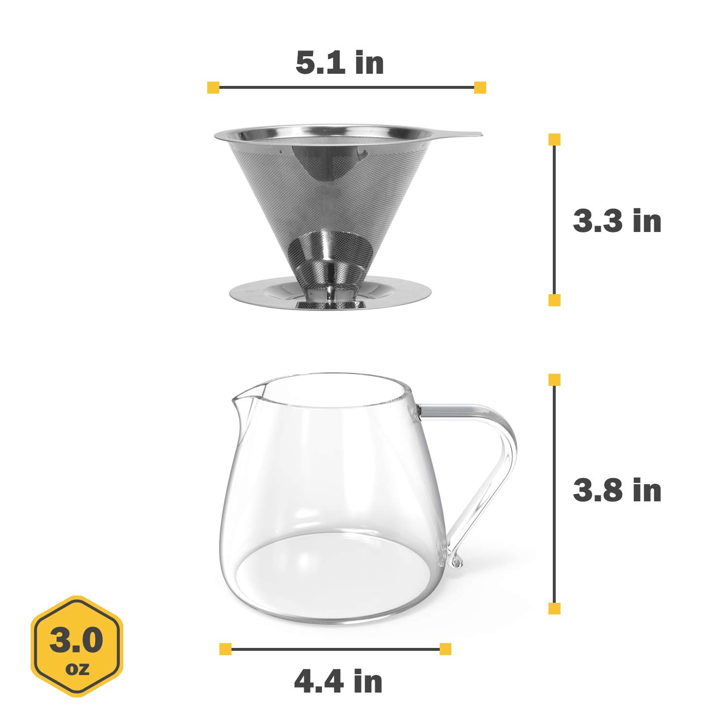 Pour Over Coffee Maker Pour Over Coffee Dripper with S...B081YCFRGB ...