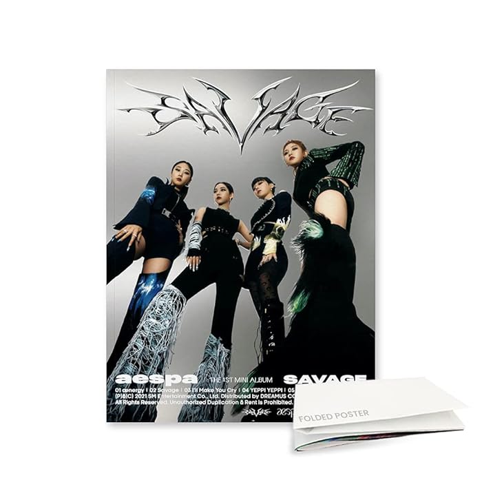 Buy Dreamus AESPA SAVAGE Photobook Version 1st Mini Album [Incl. Extra ...