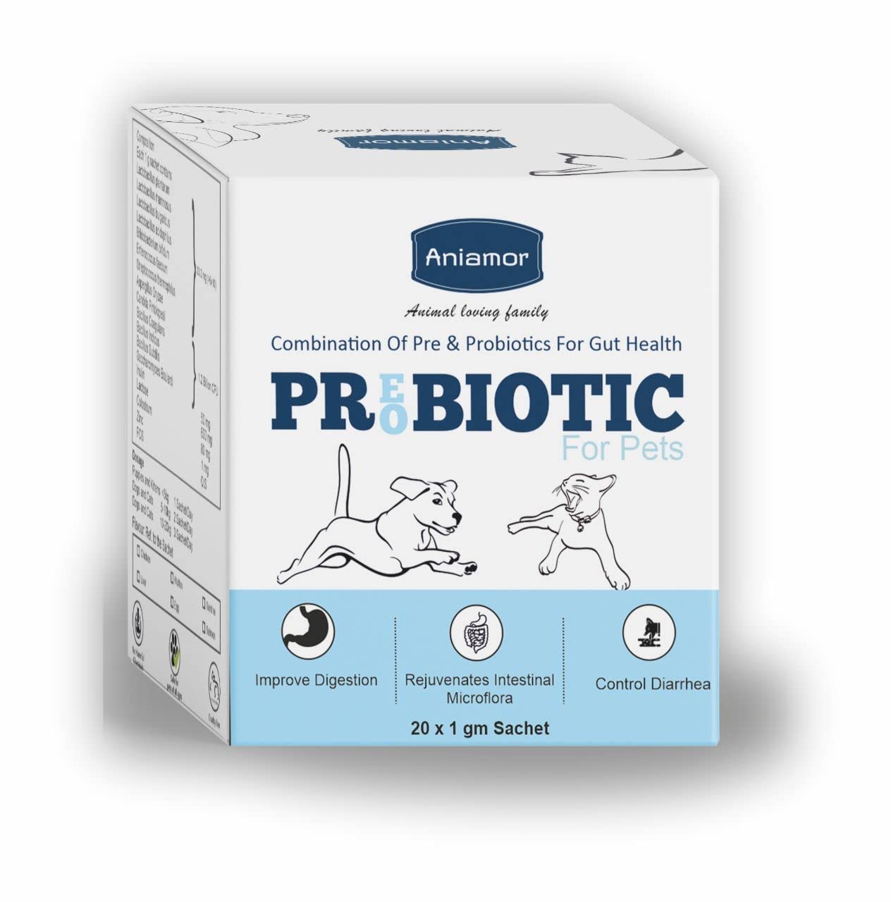 Aniamor Pre-Probiotic Sachet for Dogs and Cats | Improve The Absorption ...