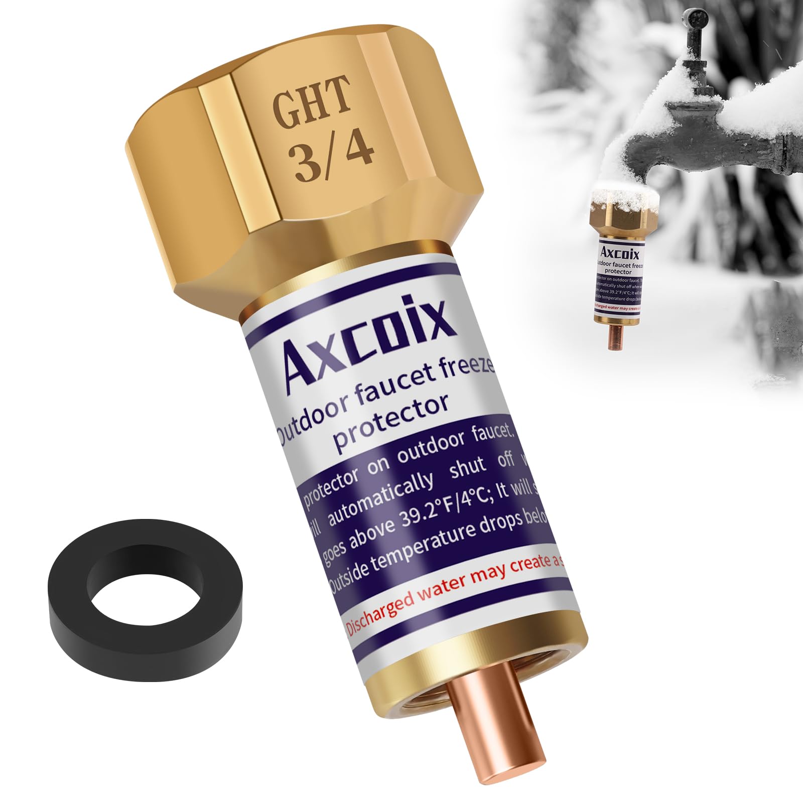 Amazon.com: Outdoor Faucet Freeze Protector - Heavy Duty Water Spigot ...