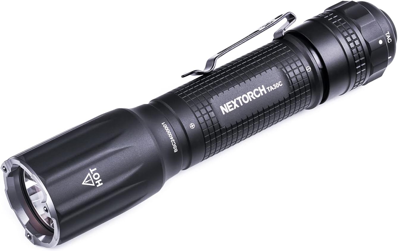 Amazon.com: NEXTORCH TA30C Tactical Flashlight High Lumens, Powerful ...