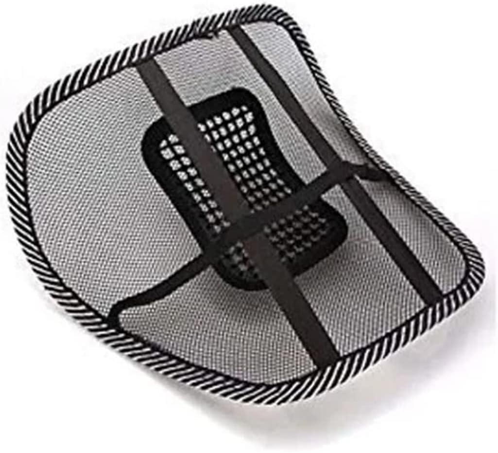 Suzec 0534 Mesh Ventilation Back Rest with Lumbar Support Mesh Cushion ...