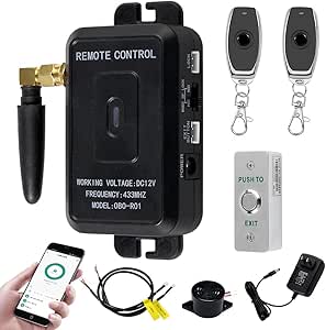 Amazon.com: QTTYELOK Wireless Tuya Smart WiFi Access Control System Kit ...