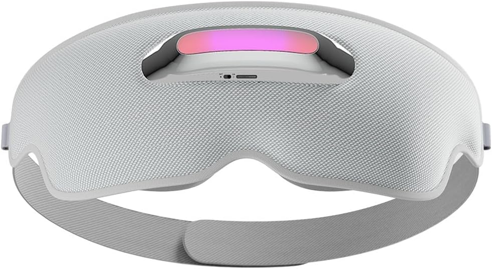 Amazon.com: Heated Eye Mask for Sleep, Breath Guidance Eye Massager ...