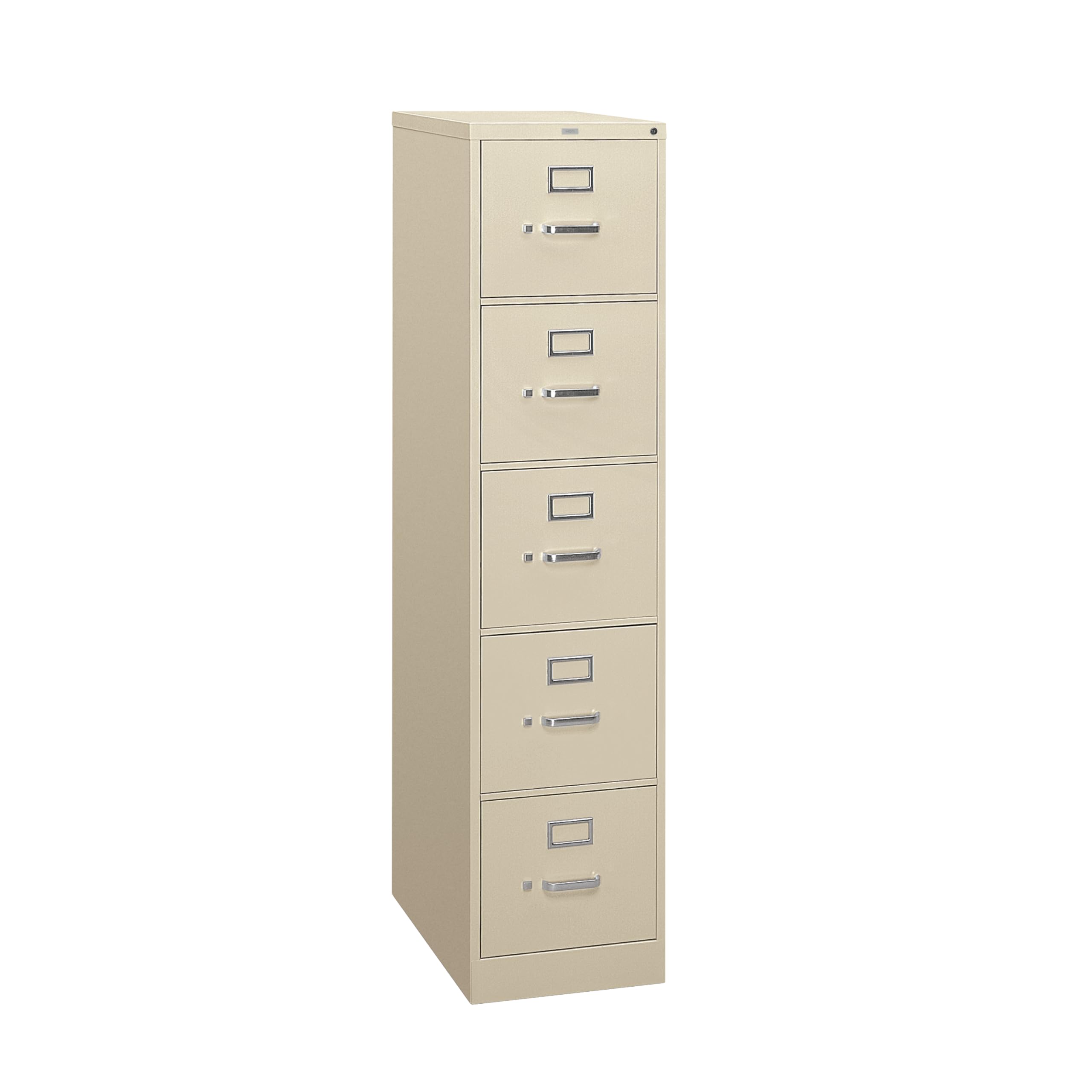 HON 5 Drawer File Cabinet with Lock - 310 Series Vertical Office ...