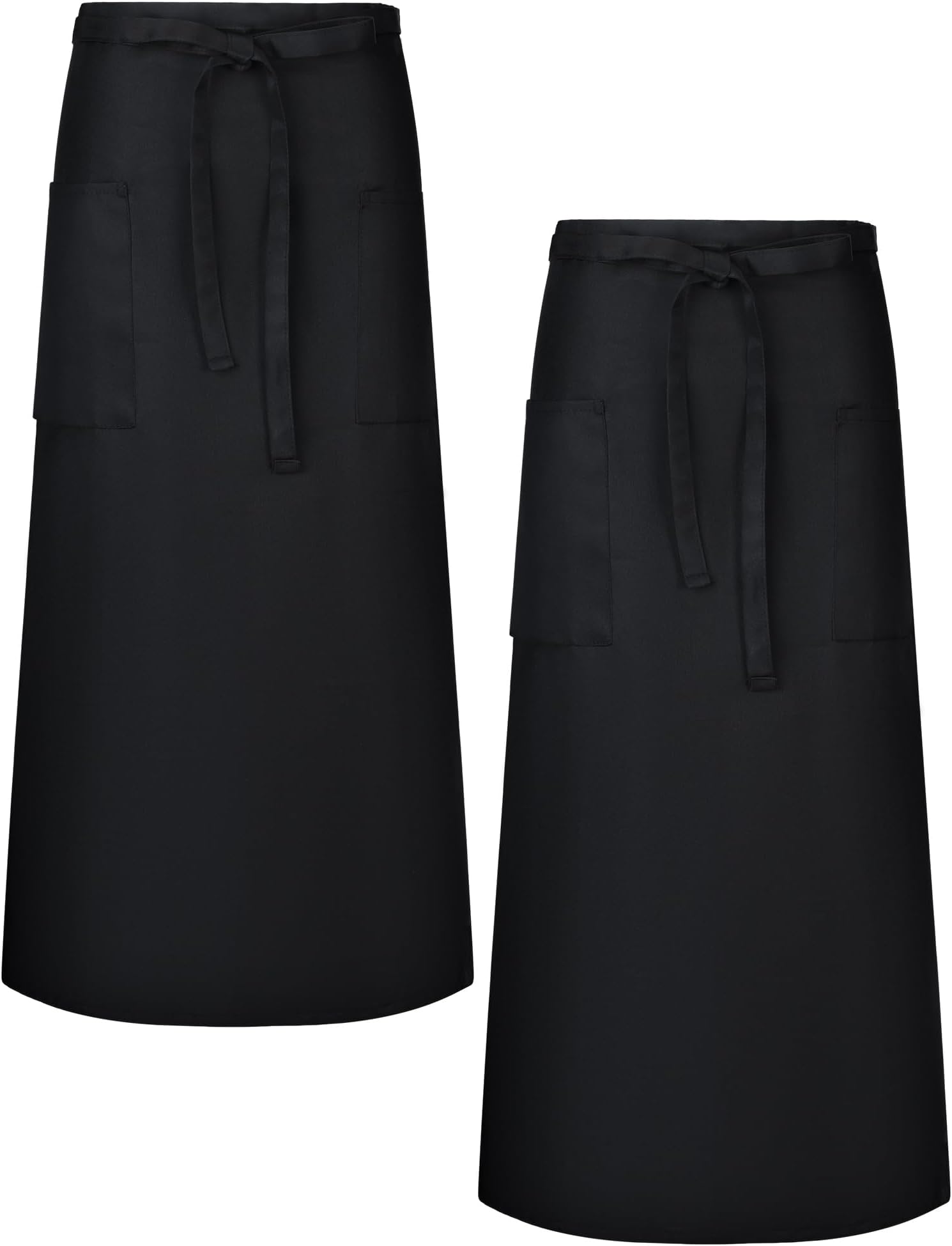 Amazon.com: Twistover 5 Pack Half Bistro Aprons with 2 Pockets Unisex ...