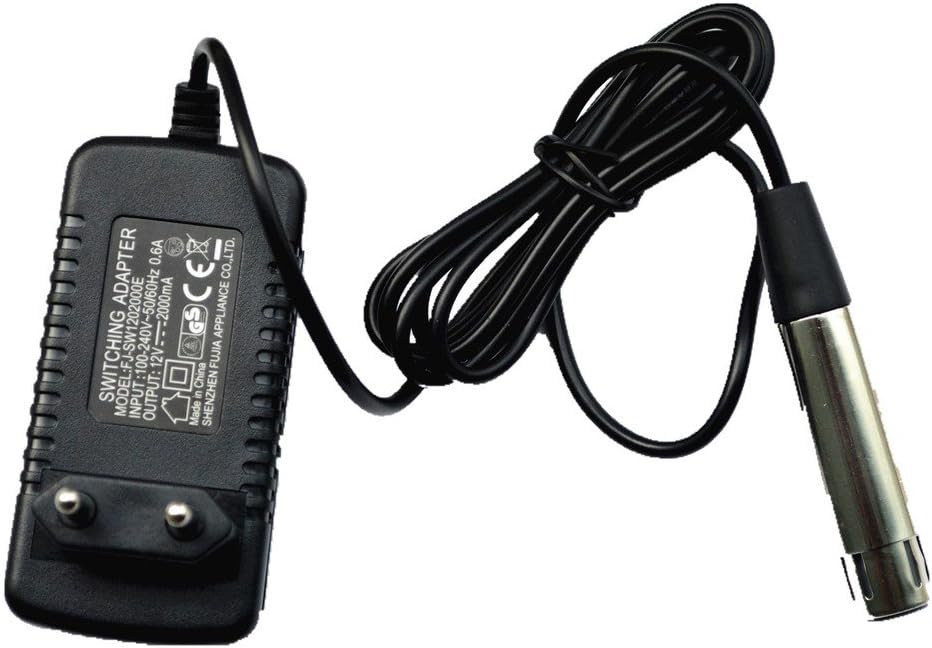 12V DC power Adapter(XLR Connector)for Lilliput Monitor 969A Series ...