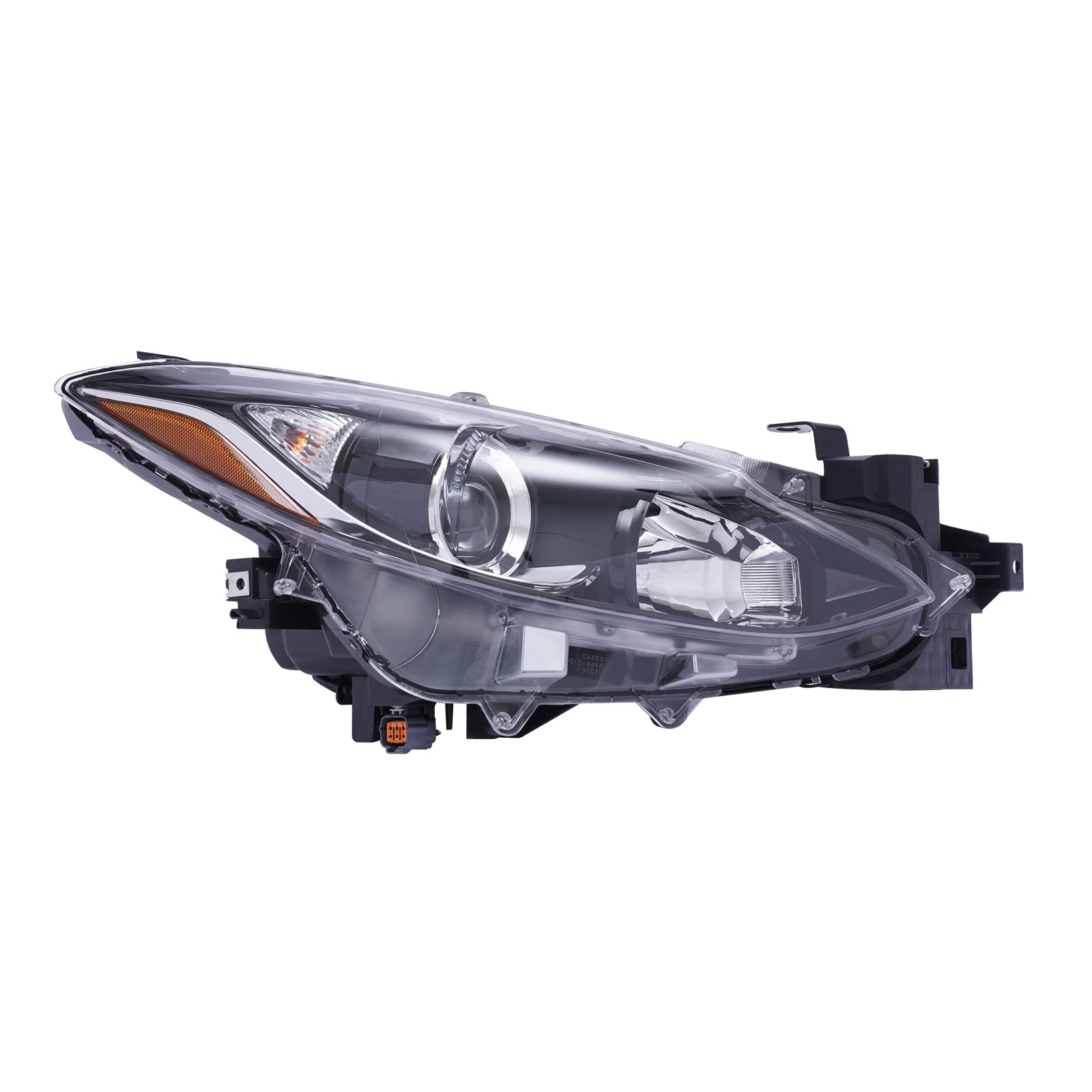 Amazon.com: Halogen Headlight Headlamp Assembly With Bulb For Mazda 3 ...