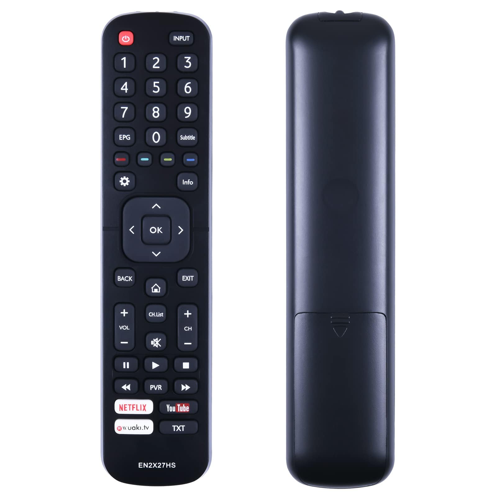 New EN2X27HS Replacement Remote Control Applicable for Hisense Smart TV ...