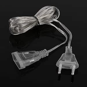 Amazon.com: Extension Lights, Transparent Cable Extension Cord, Plug ...