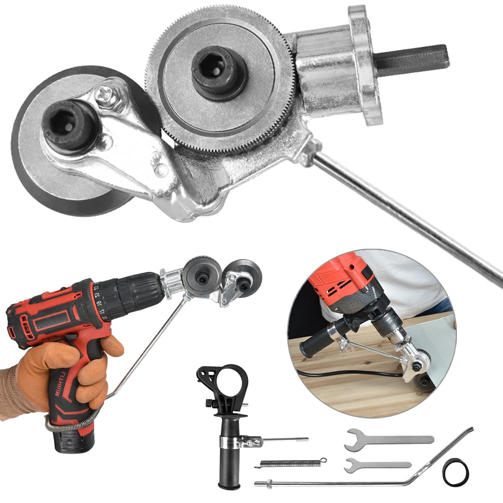 Electric Drill Plate Cutter-Sheet Metal Cutter 2024 New Metal Nibbler ...