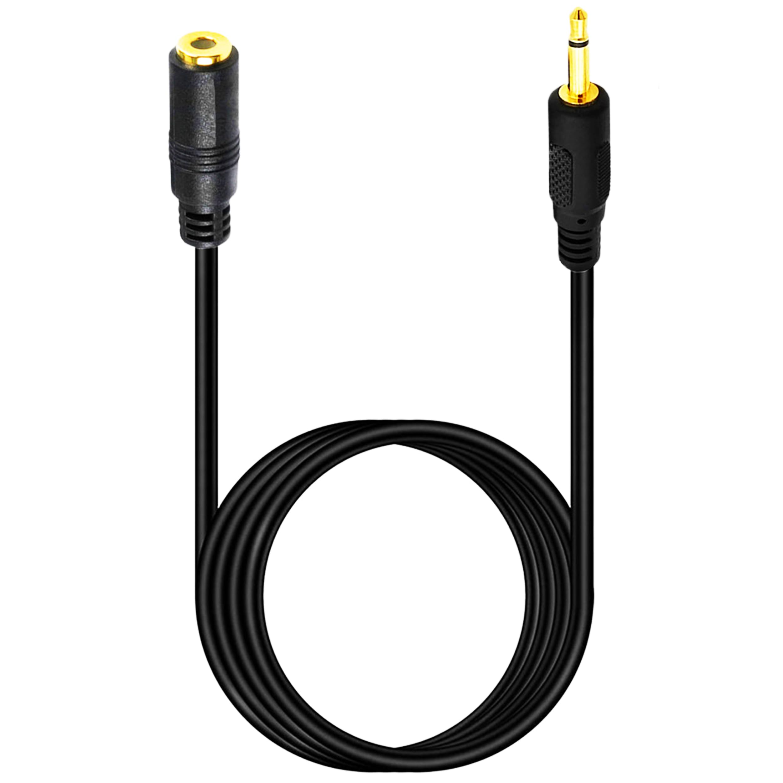 Amazon.com: SHANFEILU 3.5mm Mono Extension 1/8" TS Mini Monaural Audio ...