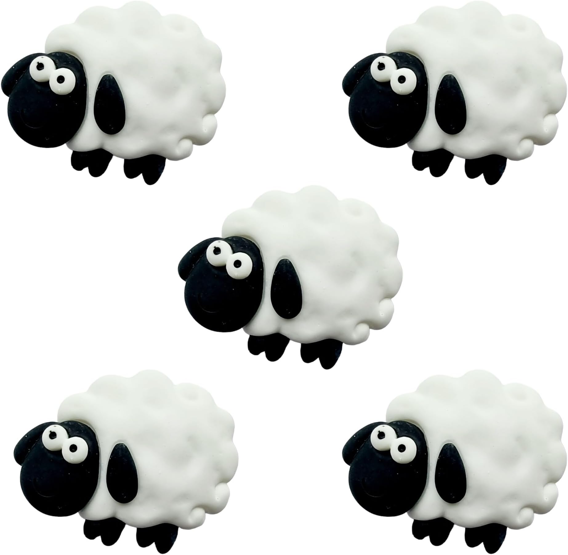 FIRST4MAGNETS Assorted Animal Style Office Magnets-Sheep (1 Set of 6 ...