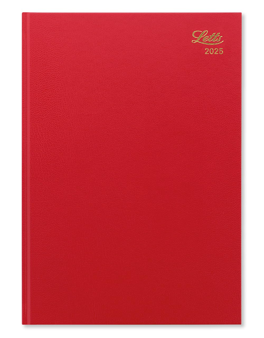 Letts of London Standard A4 week to view 2025 diary – red – BigaMart