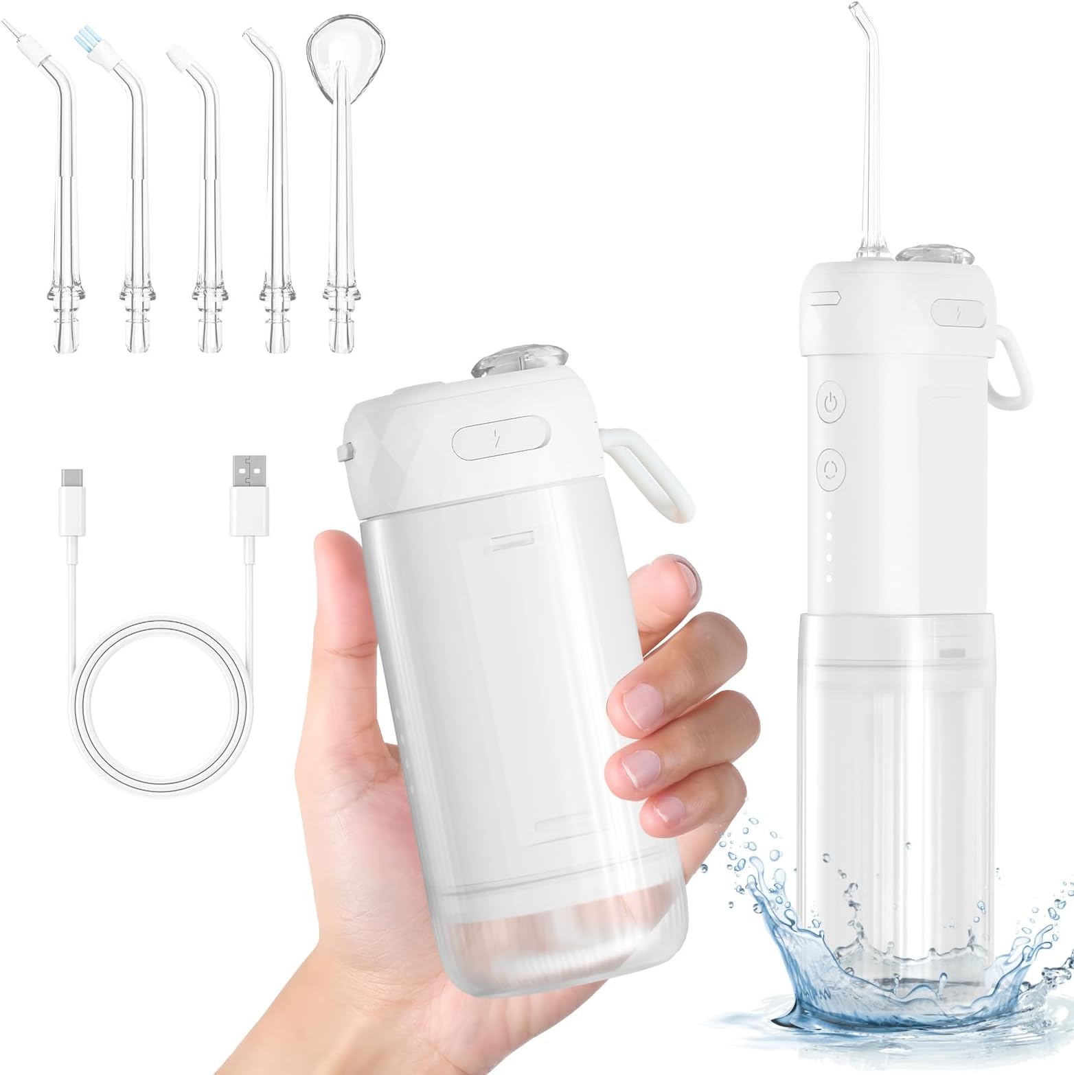 Amazon.com: SwanKiss Portable Water Flosser for Teeth, Oral Irrigator ...