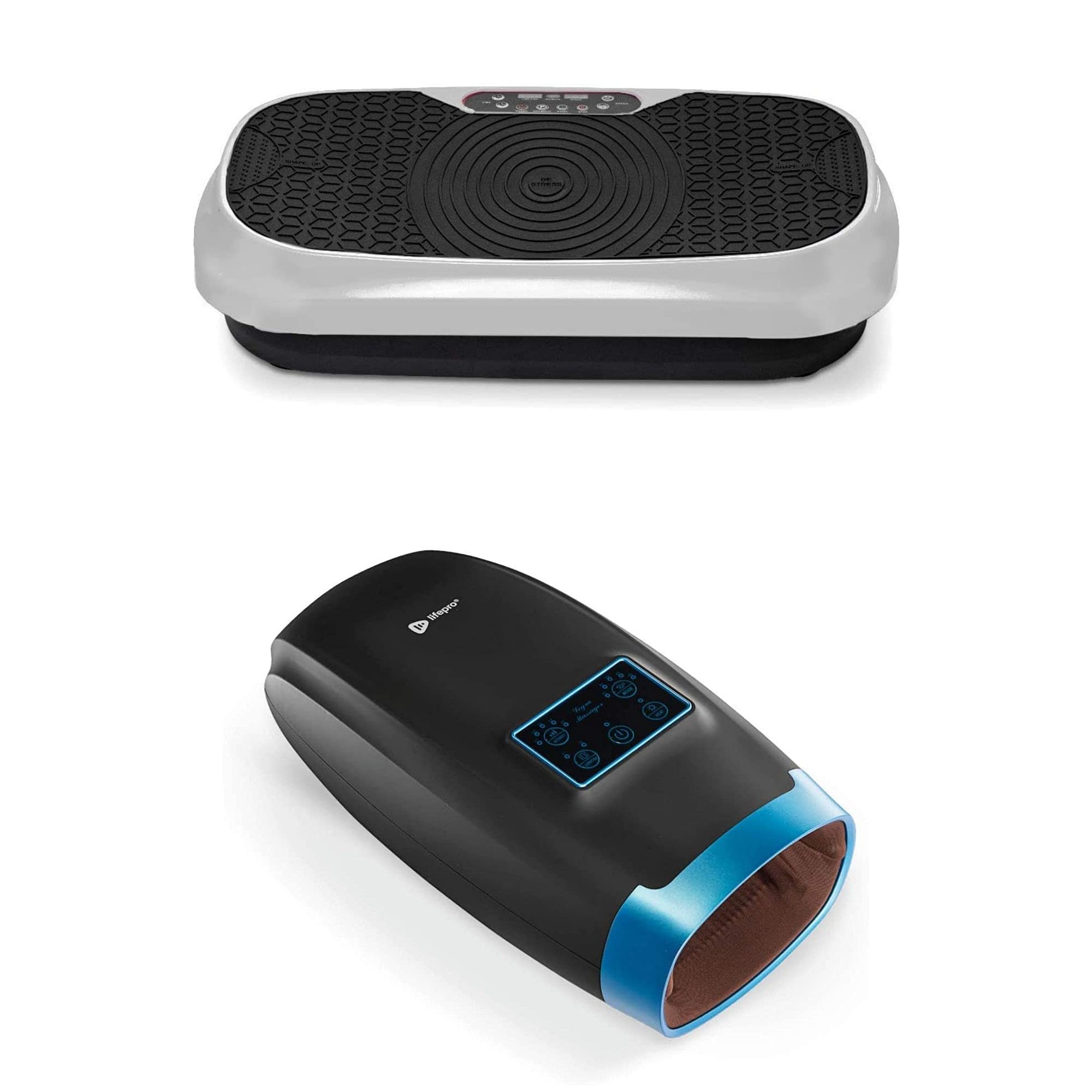 LifePro Waver Mini Vibration Plate and Legra Hand Massager Machine for ...