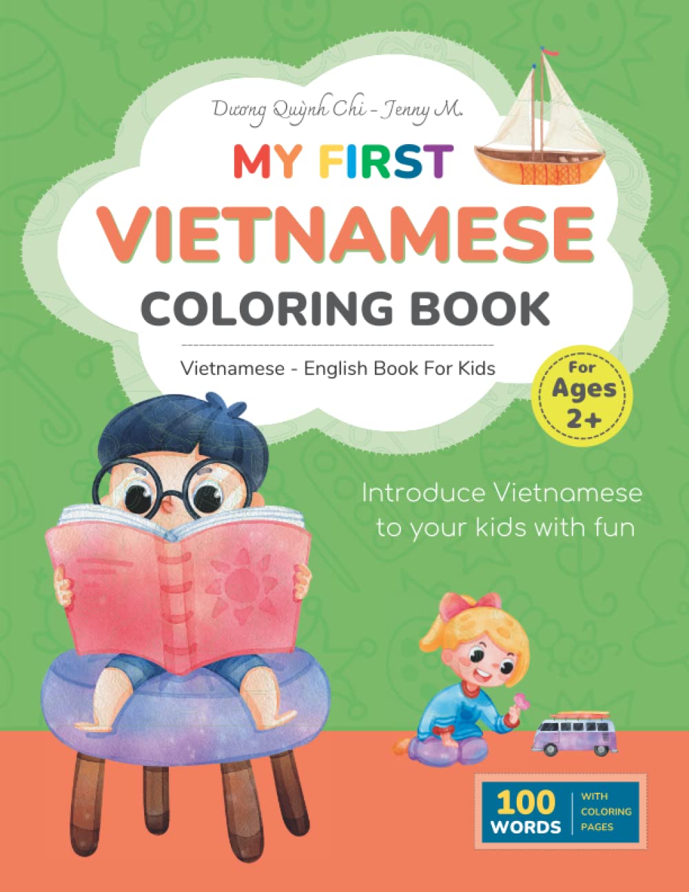 Vietnamese - English Book Kids: My First Vietnamese Coloring Book For ...