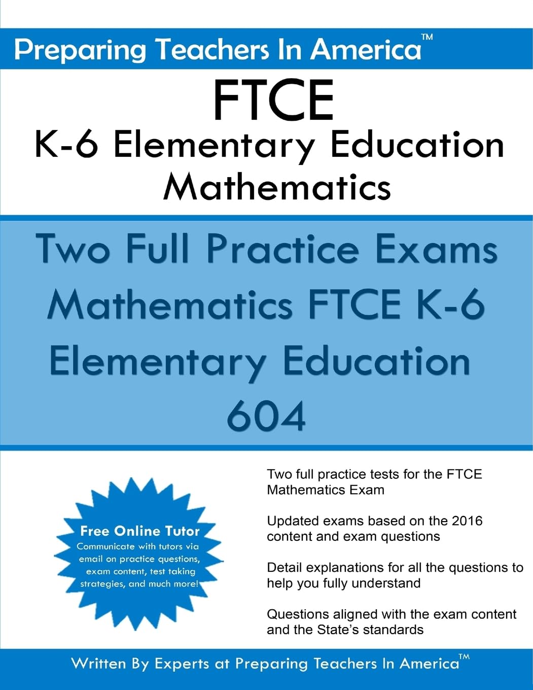 FTCE K-6 Elementary Education Mathematics: America, Preparing Teachers ...
