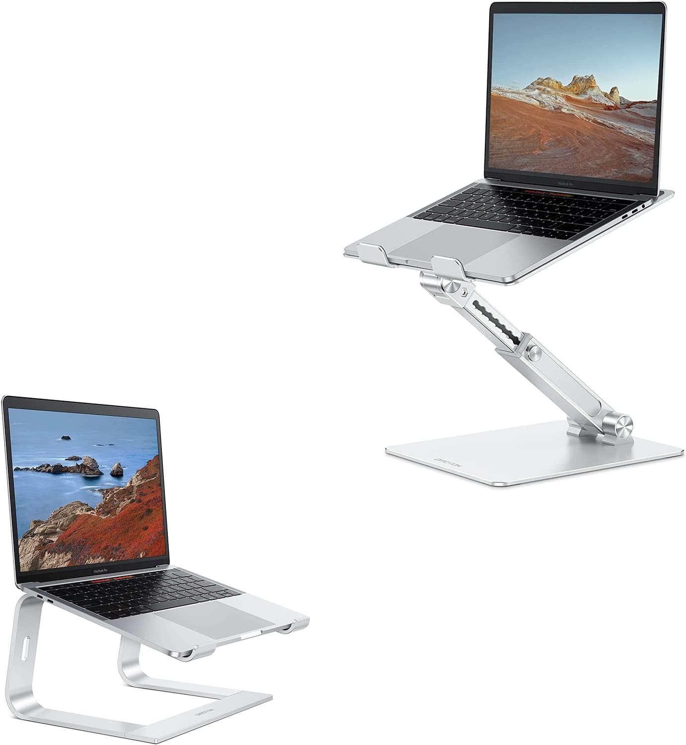Amazon.com: OMOTON Laptop Stand, Detachable Laptop Stand and Standing ...