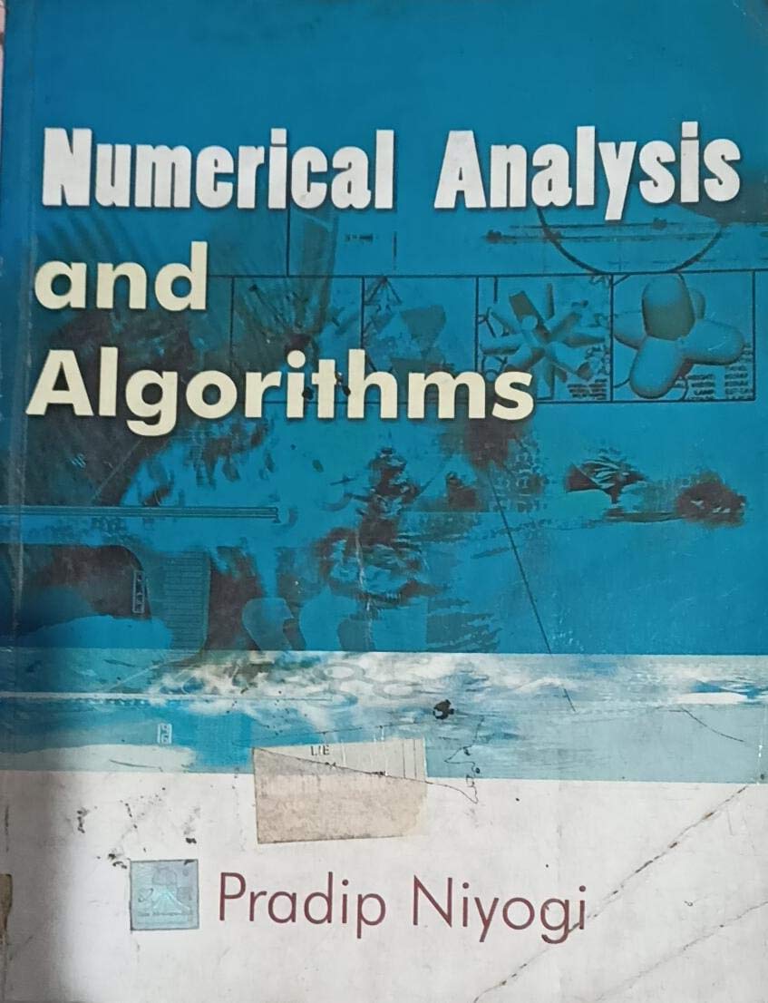 Buy NUMERICAL ANALYSIS AND ALGORITHMS: Book Online at Low Prices in ...