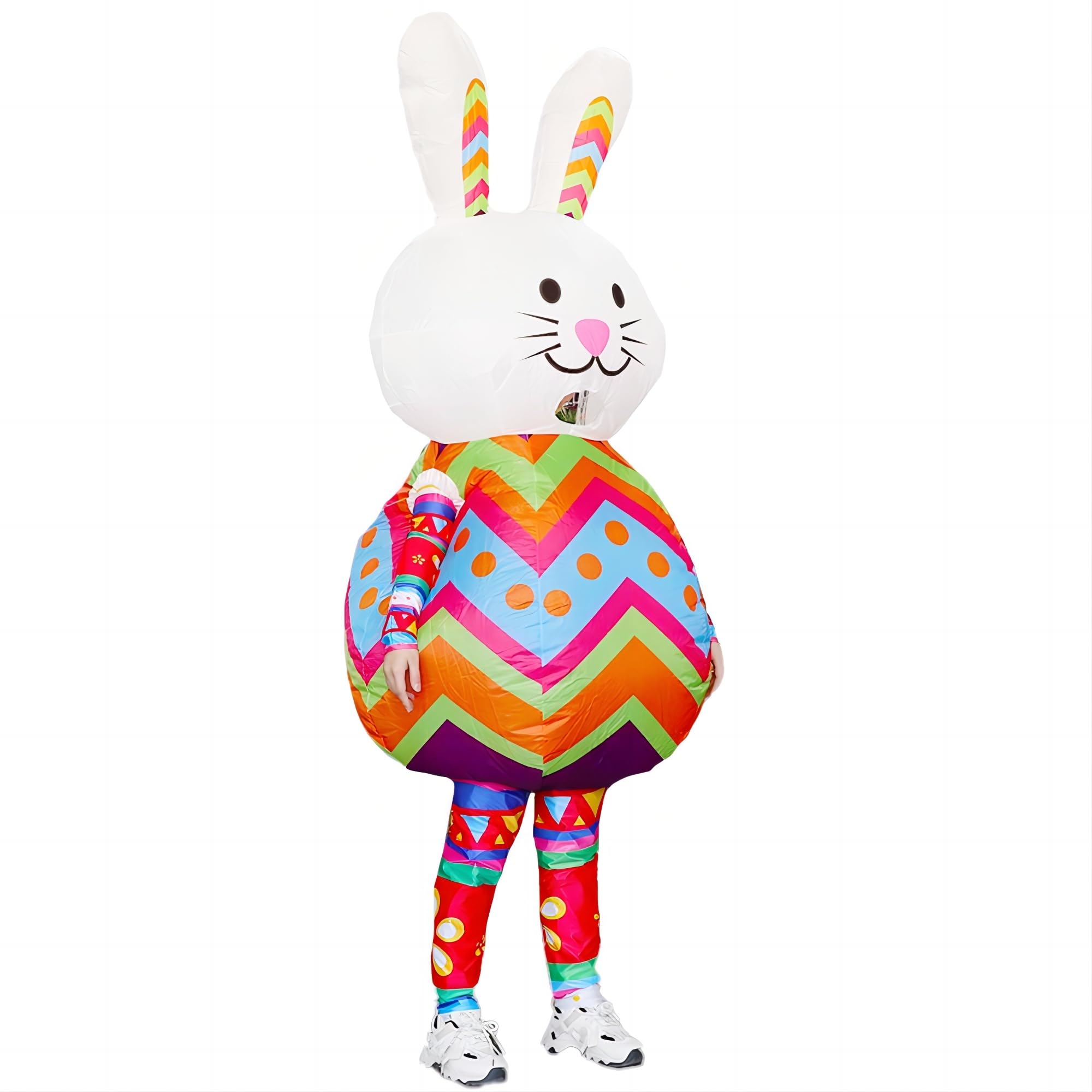 Rafalacy Inflatable Easter Bunny Costume for Adult Inflatable Easter ...