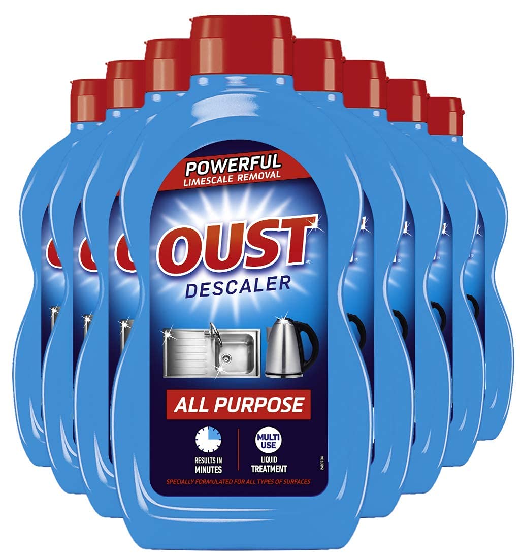 OUST Purpose Descaler Pack of 8, Multicolour, 500ML : Amazon.co.uk: Grocery
