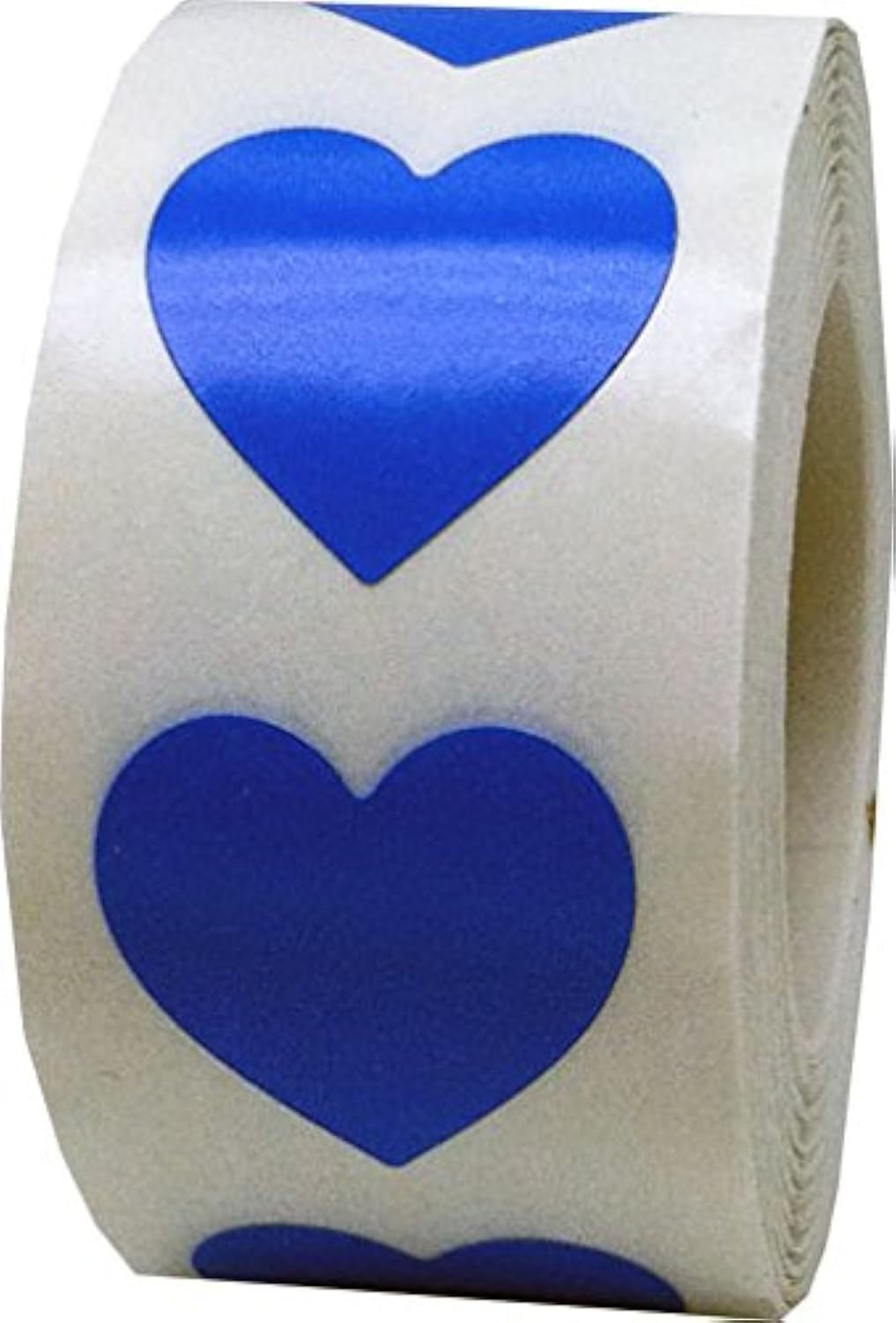 Blue Heart Stickers 19.1 mm 0.75 Inch Wide 500 Count : Amazon.co.uk ...