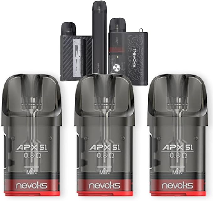 Amazon | Nevoks APX S1 APX C1 Pagee Air 交換用 カートリッジ 3個セット ニコチン タール0 ネ ...