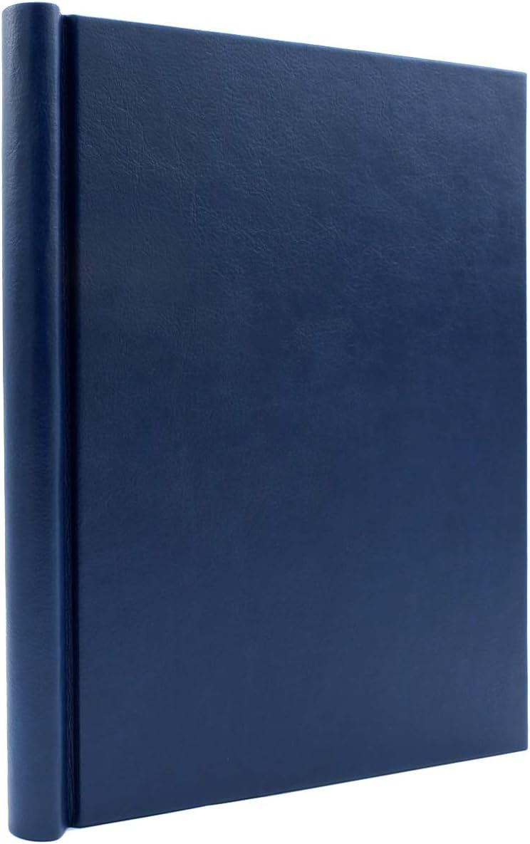 Amazon.com : Bindertek Faux Leather Springback Thesis Binder - Blue, 1 ...