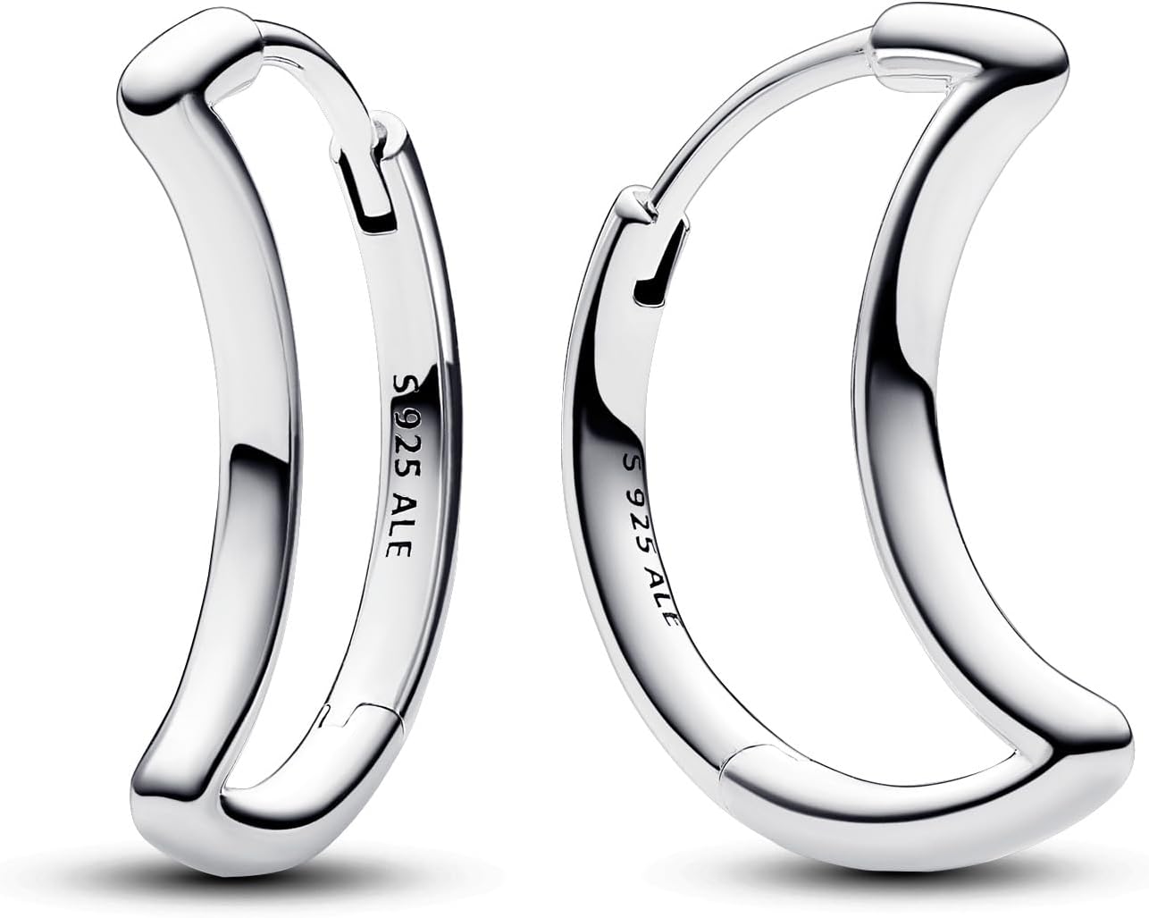 Pandora 292989C00 Luna hoop earrings : Amazon.co.uk: Fashion