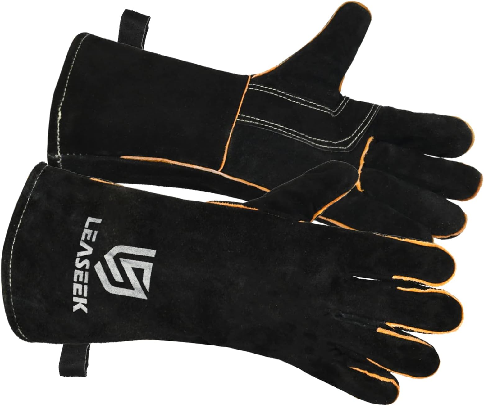 Delta Plus CA515R Guanti da saldatore in crosta bovina anti calore ...