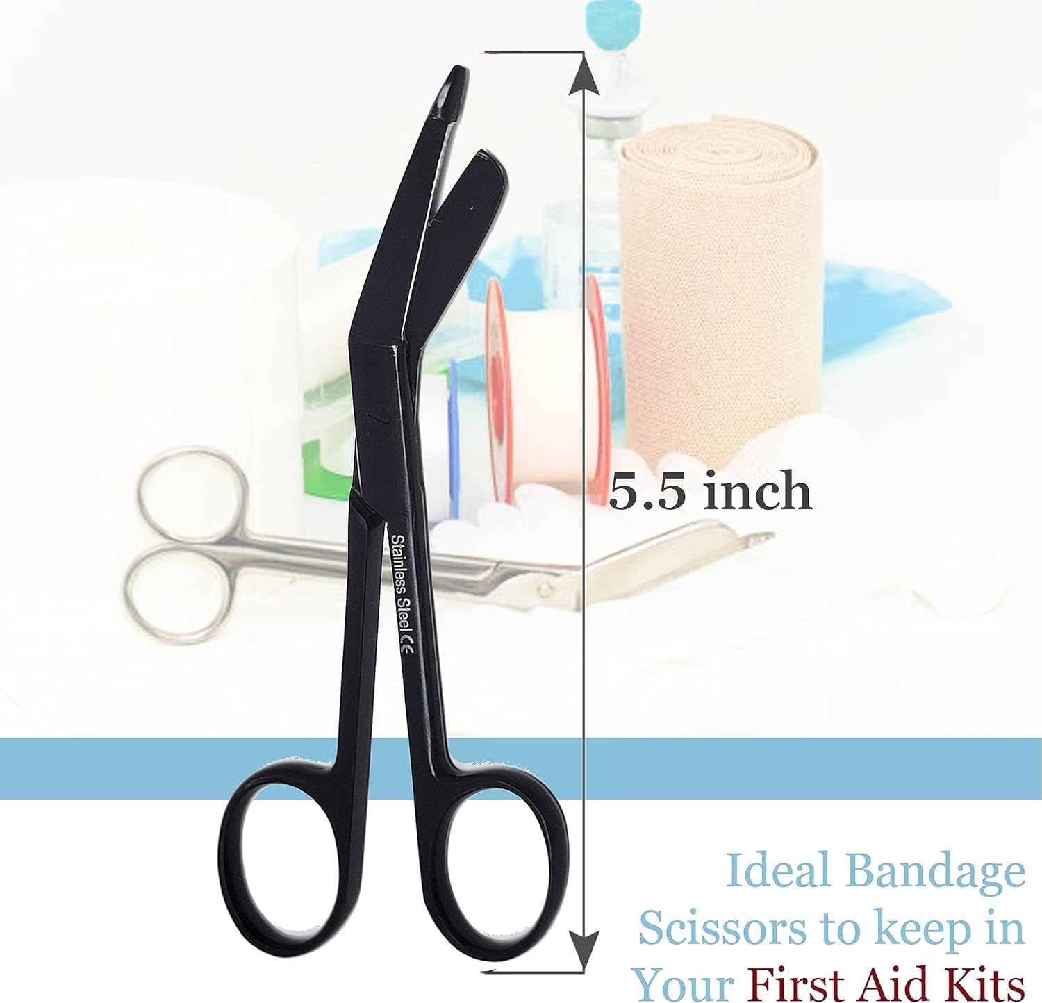 Nursing Bandage Scissors 5.5″ Multi Color Paw Print Veterinary Nurse ...