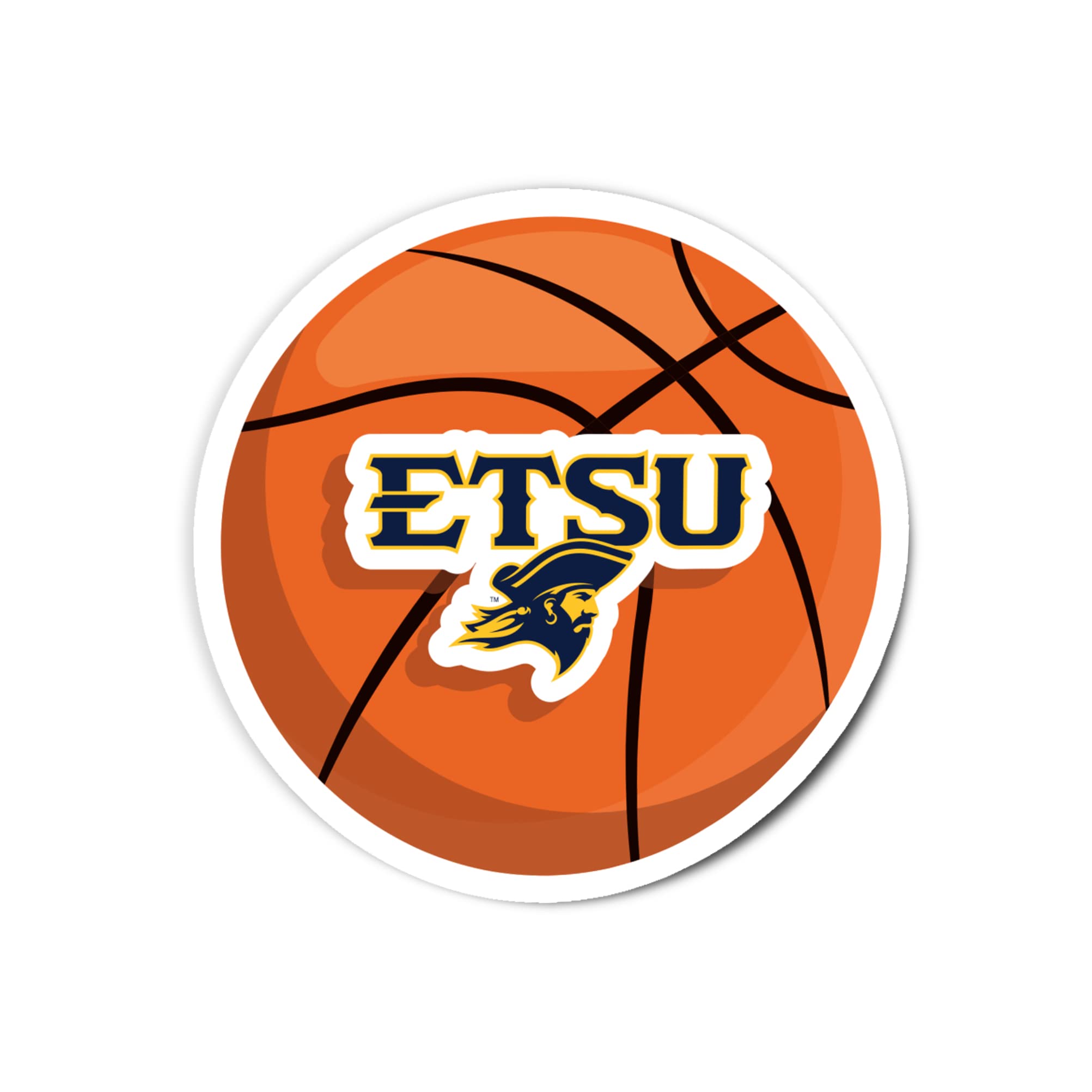 Etsu Buc Logo East Tennessee State University ETSU Buccaneers Retro