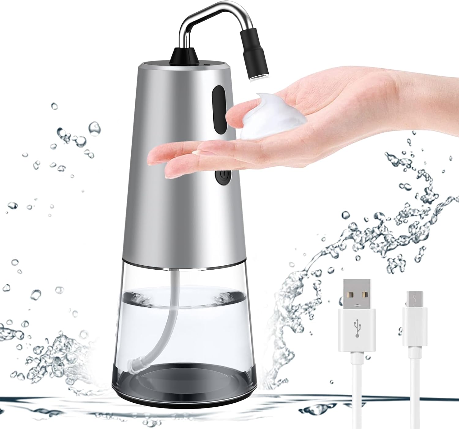 Amazon.com: FAIBAEELLY Automatic Foaming Soap Dispenser, Touchless Foam ...