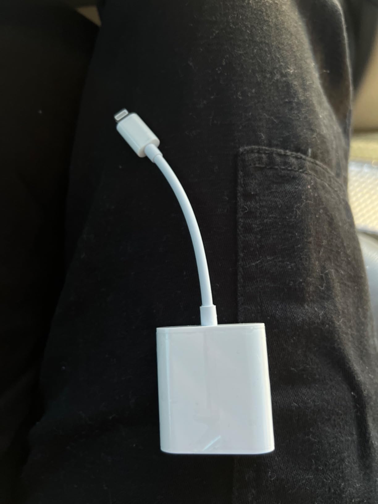 Micro SD Adapter(2 in 1)TF Flash Card Reader Accessories for iPhone ...
