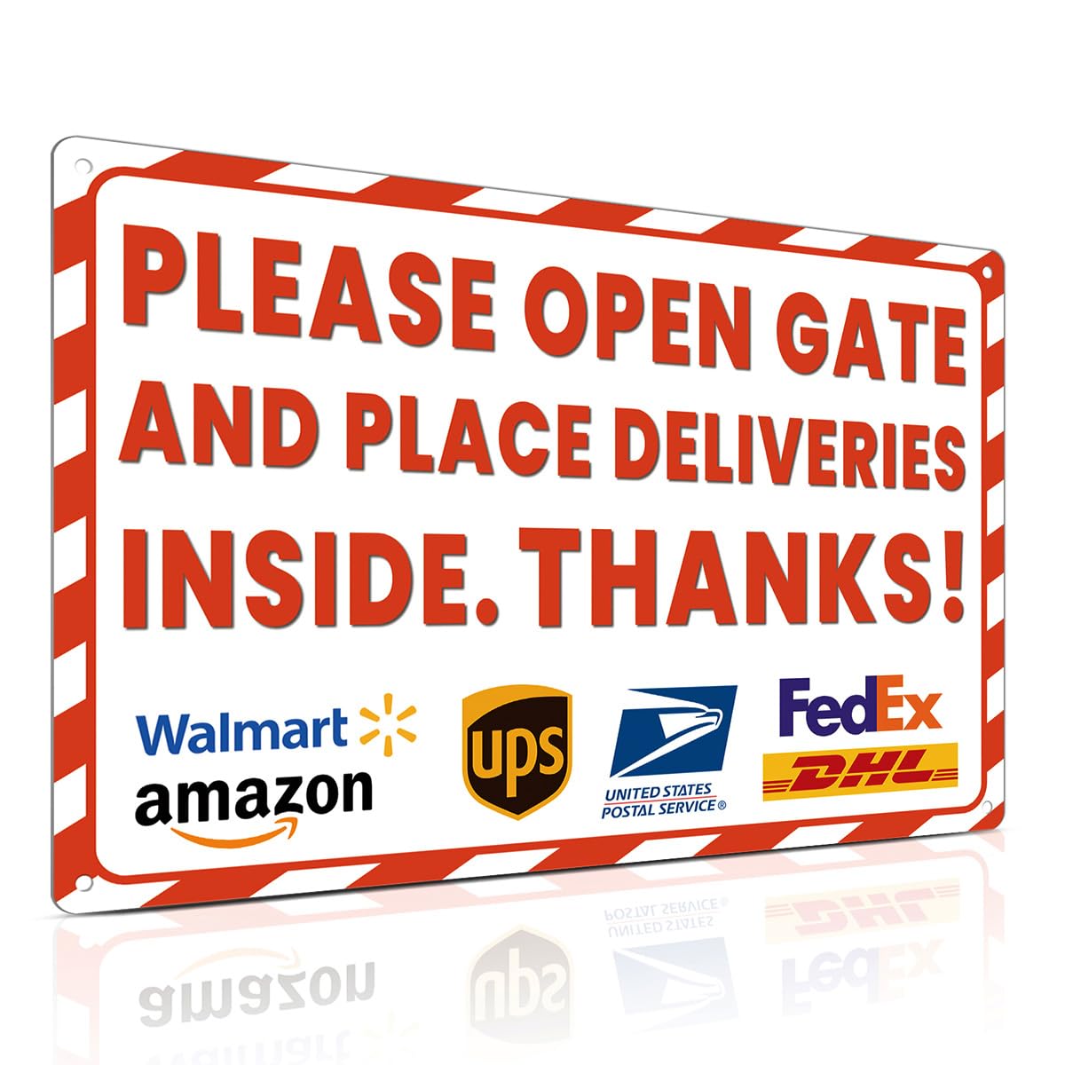 Snapklik.com : ALKB Package Delivery Sign For Outdoor Use 8x12 Inch ...