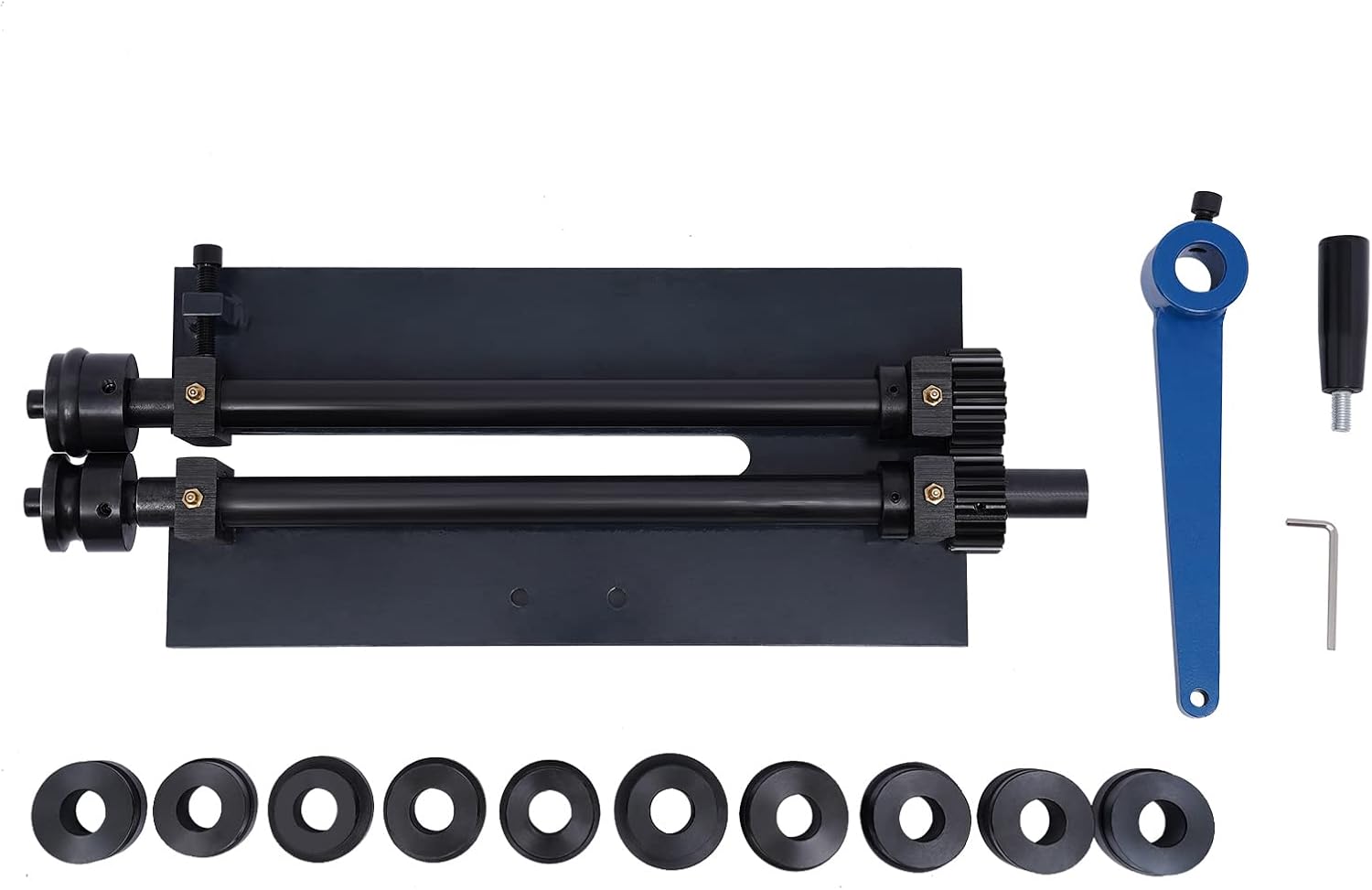 12 Inch Sheet Metal Bead Roller Machine Bending Machine with 6 Dies for ...