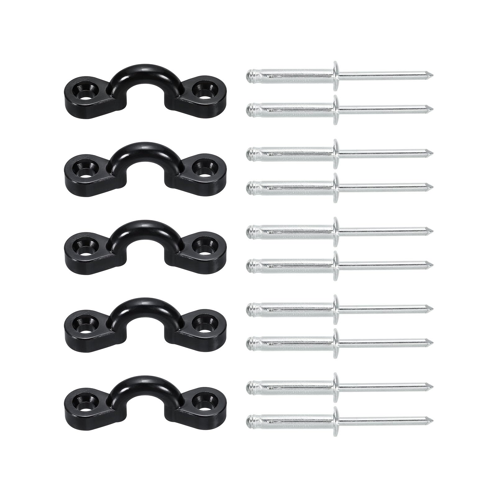 Amazon.com: PATIKIL Kayak Pad Eye Kit, 5 Pack Nylon Deck Loops Bimini ...