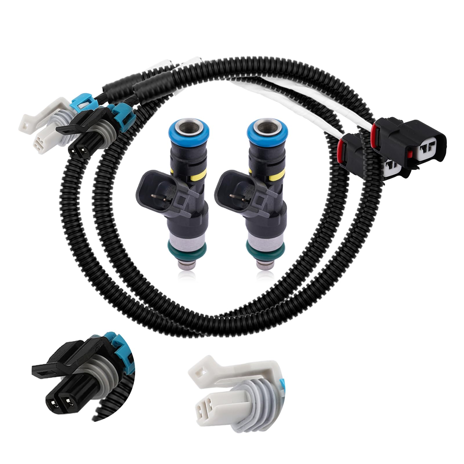 Amazon.com: AULINK（OEM Parts）2PCS Fuel Injector Harness Set 0280158197 ...