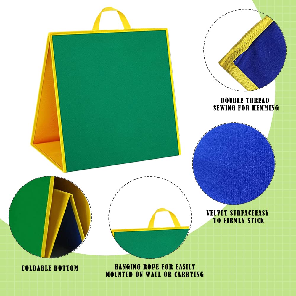Snapklik.com : Topwon Felt Board, Folding Flannel Playboard Preschool ...