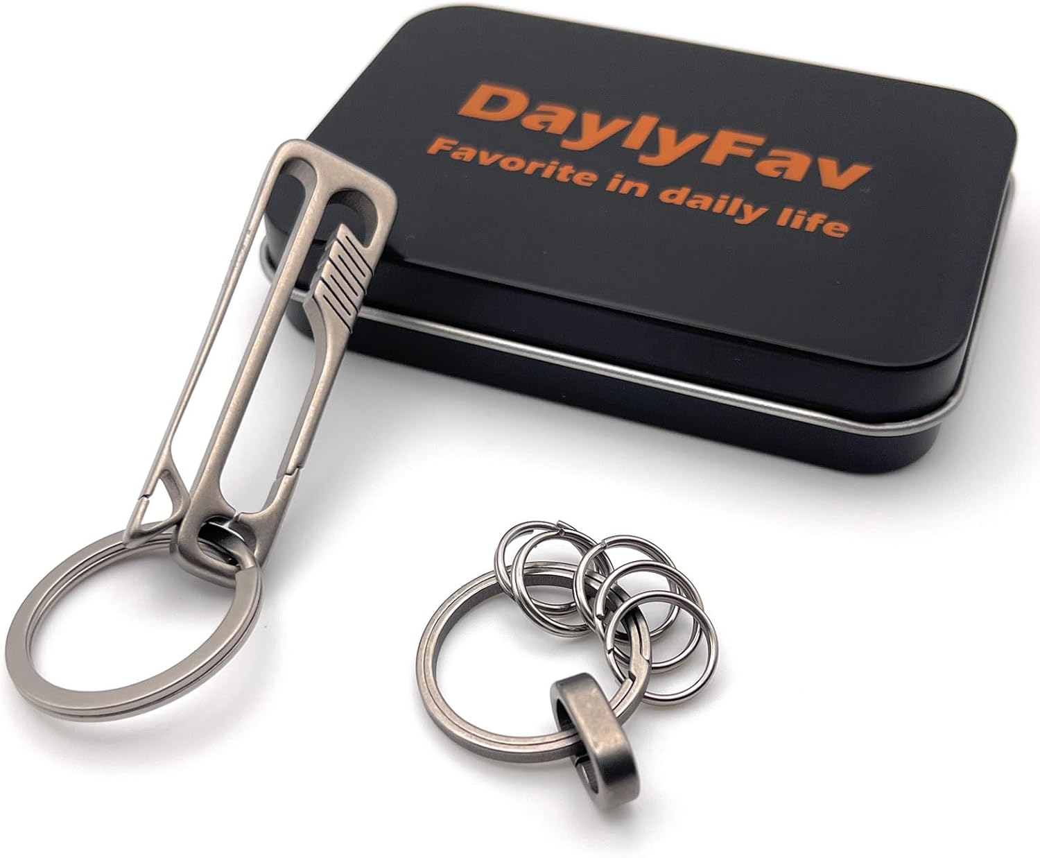 Titanium Quick Release Keychain, Duty Belt Key Chain Loop Holder Clip ...