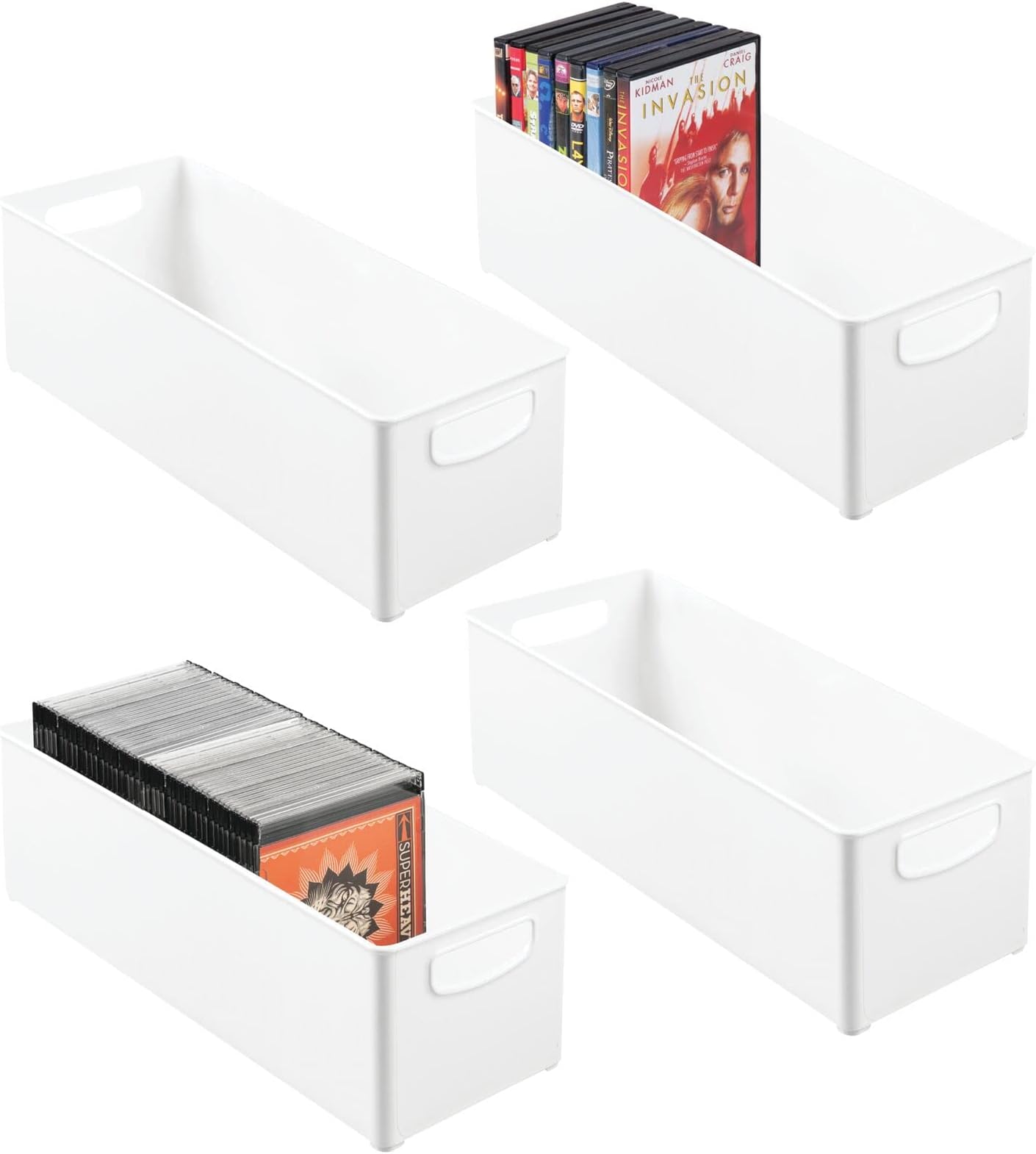 3L Aufbewahrungsbox für DVD, CD und Blu-ray - Praktisches ...