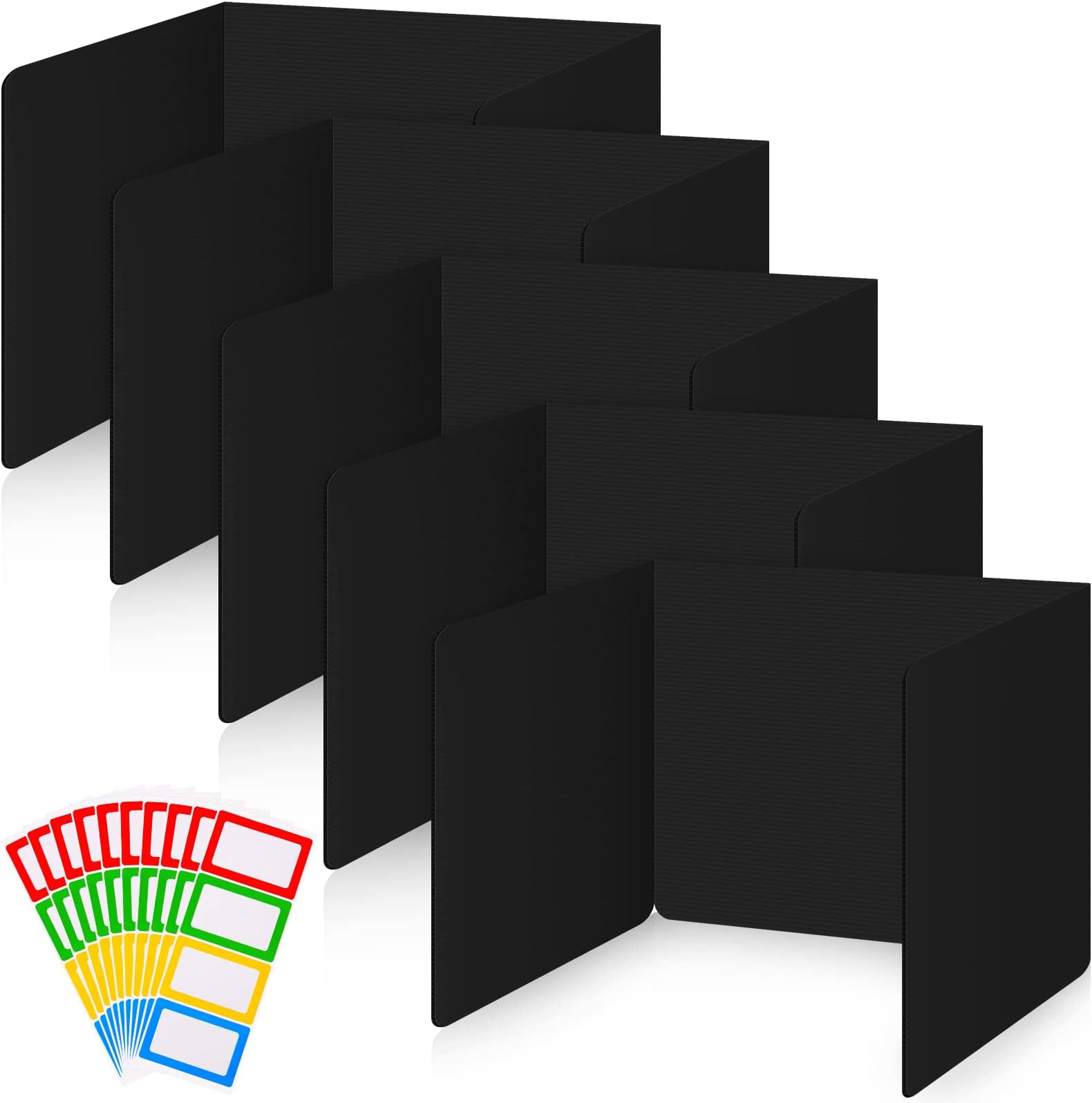 Amazon.com : Gueevin 40 Pcs Classroom Privacy Folders Privacy Boards ...