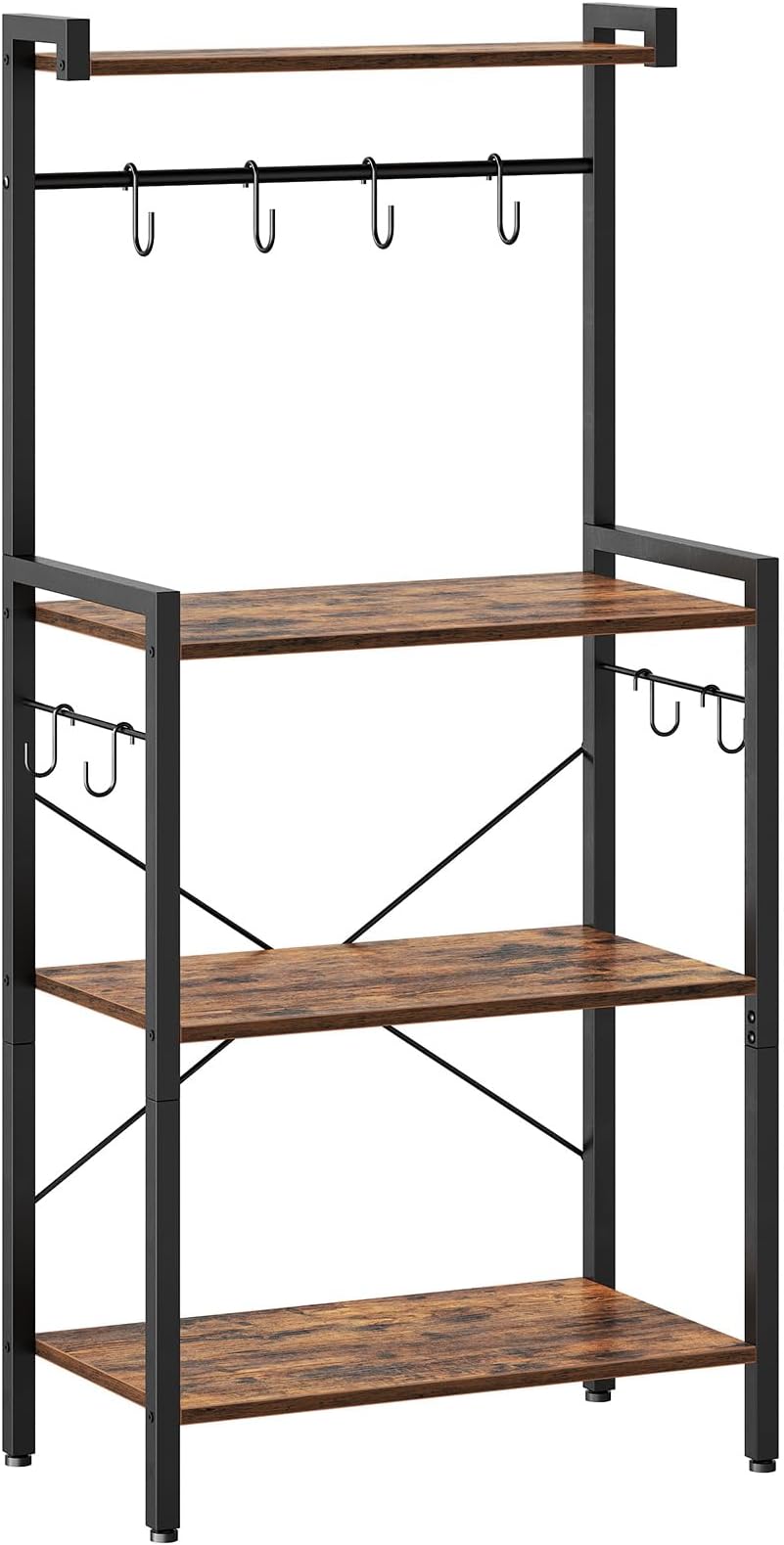 Amazon.com - GILLAS 4 Tier Kitchen Bakers Rack, Metal Storage Coffee ...