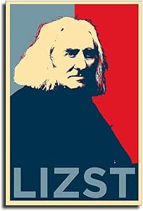 Amazon.com: Franz Liszt Art Print Poster Canvas Painting Print Wall Art ...