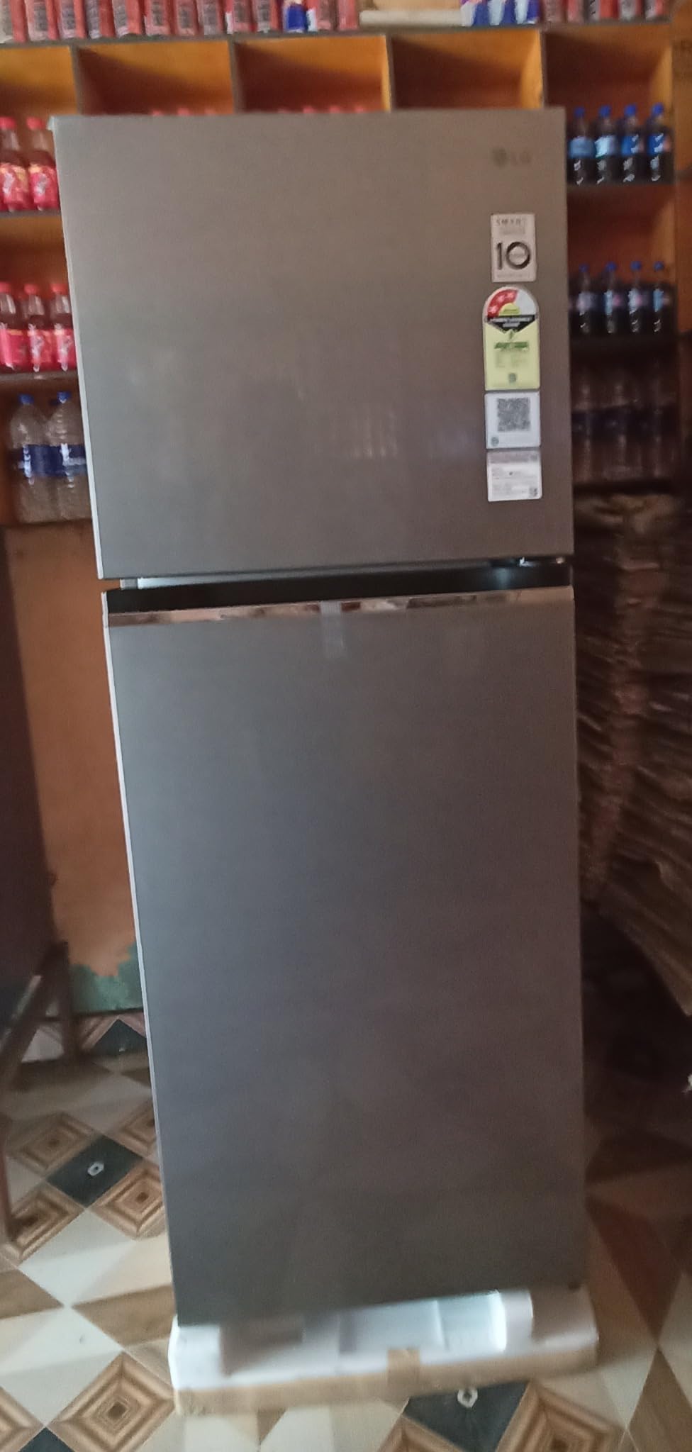 LG 322 L 3 Star Frost-Free Smart Inverter Double Door Refrigerator ...