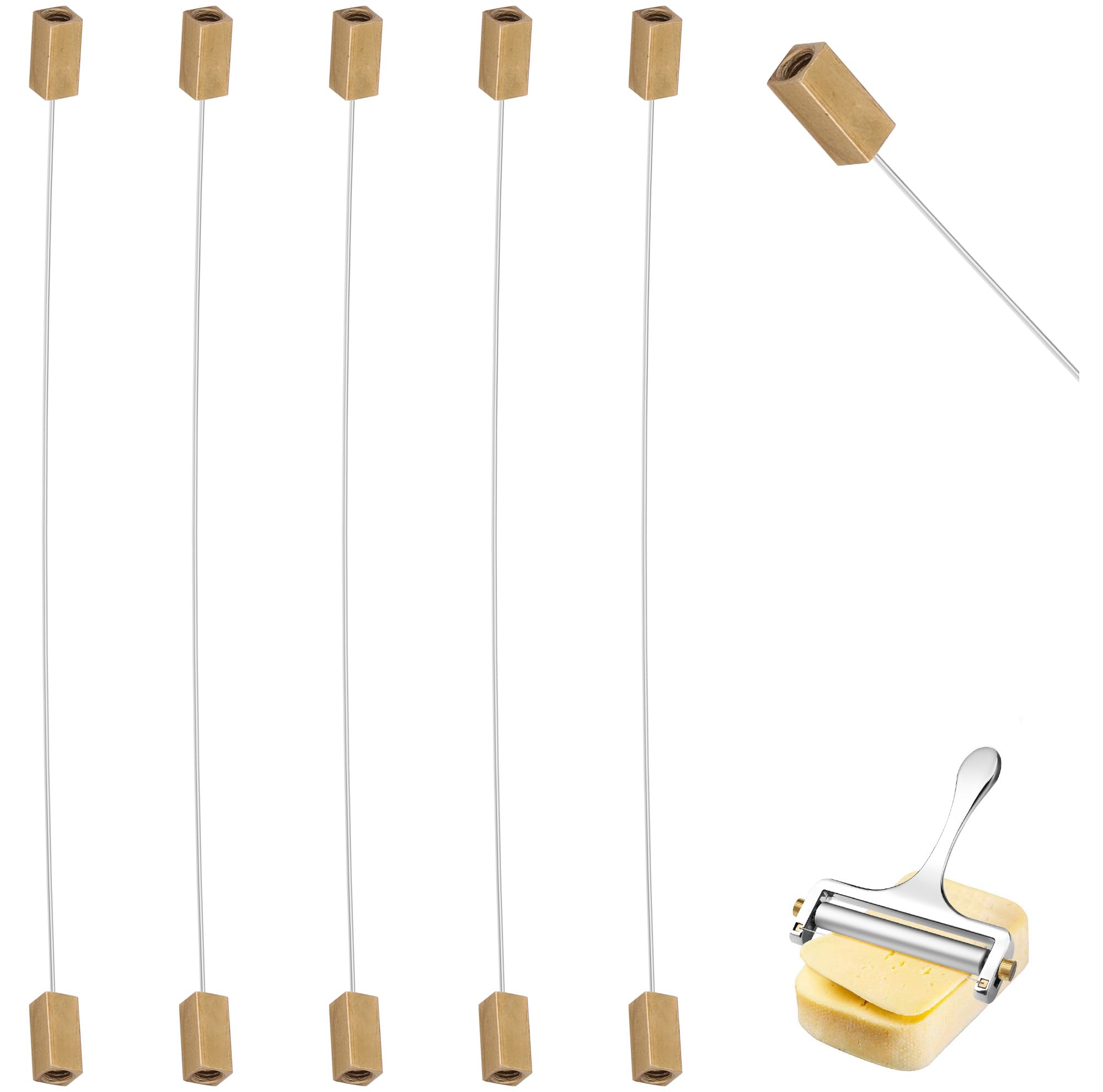 Amazon.com: TOPULORS 5 Pcs Stainless Steel Cheese Slicer Cutter ...
