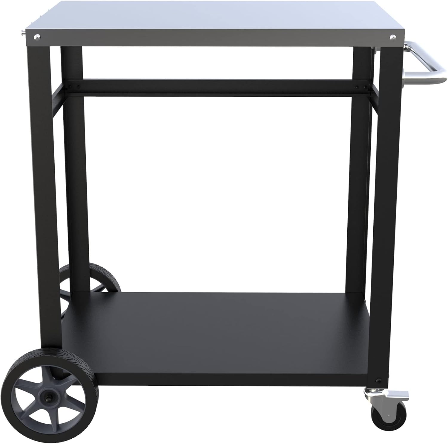 Amazon.com - PARTAKER Movable Pizza Oven Trolley/BBQ Grill Cart with 2 ...